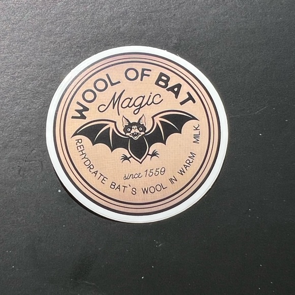Office | Wool Of Bat Witchy Sorceress Occult Supreme Potion Bttle Label ...